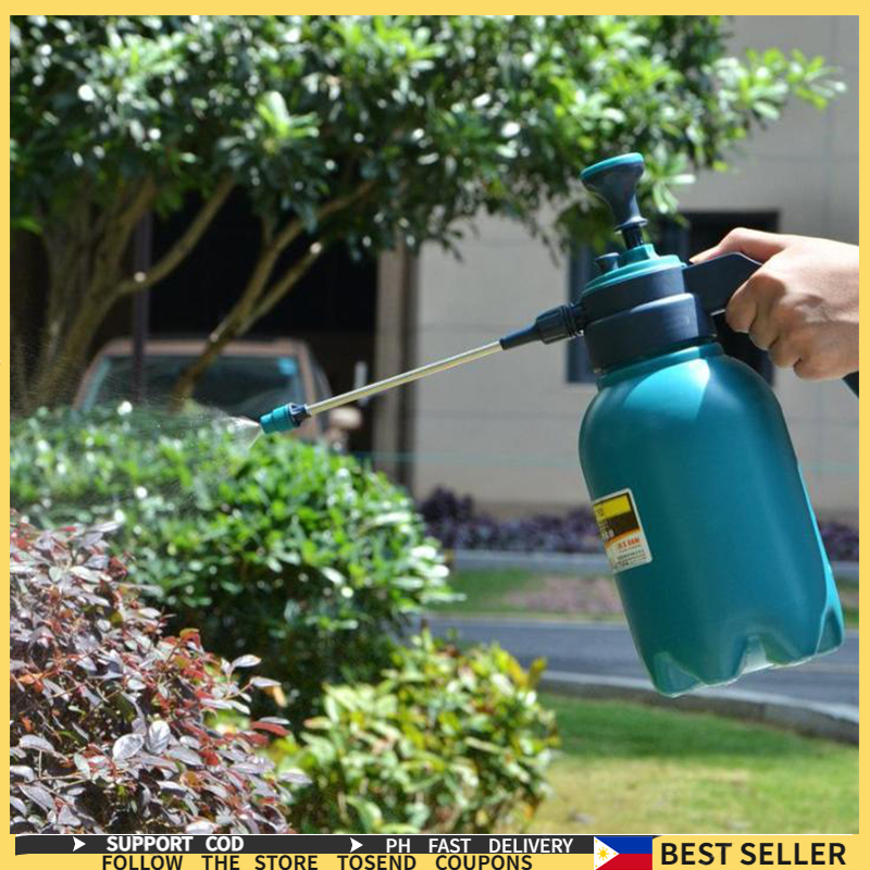 2L Pump Pressure Watering Can for Flower Watering and Cleaning with ...