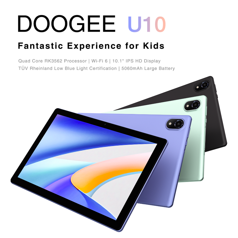 DOOGEE U10 Tablet | 10.1" IPS HD Display | Quad Core RK3562 | Android ...