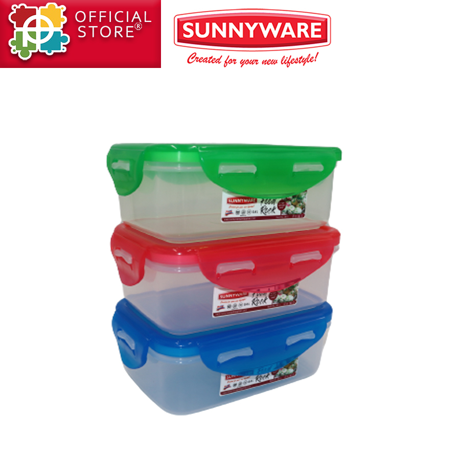 SUNNYWARE 341-1 400 ml Food Keeper air tight | Shopee Philippines
