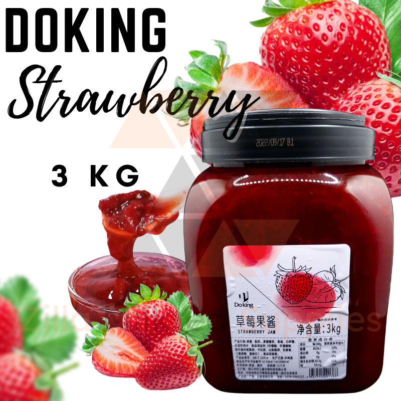 Doking Blueberry, Strawberry, Mango Jam for Milktea, Milk Tea, Fruit ...