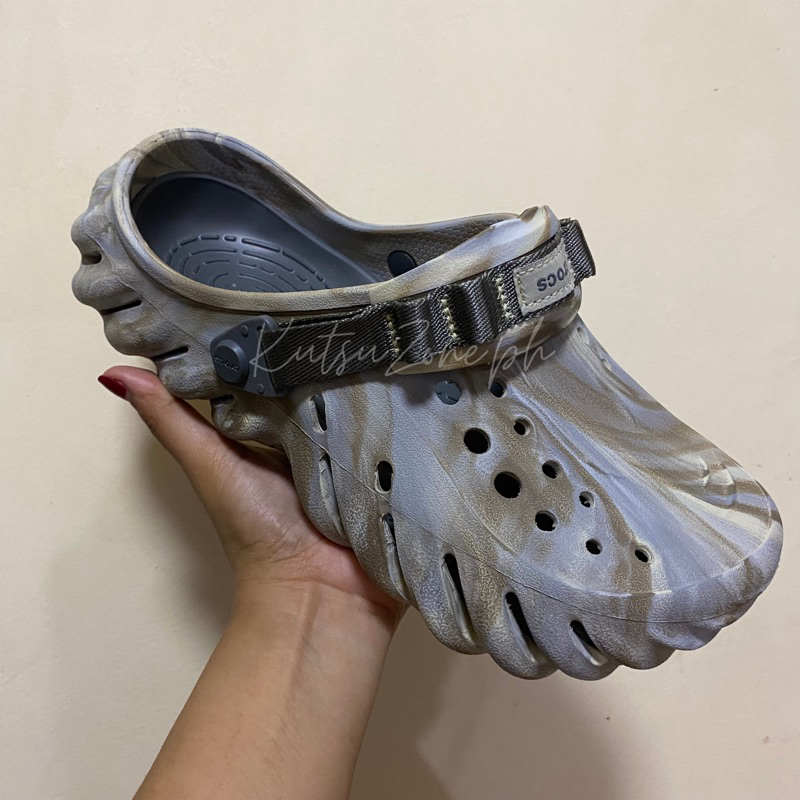 CROCS ECHO MARBLED CLOG BONE/MULTI (100% guaranteed original from Japan ...