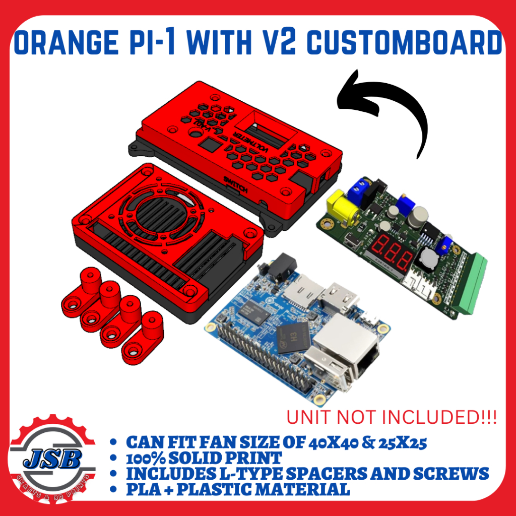 Fusion Lab Custom Board V2 Case And Orange Pi One Casing Shopee Philippines