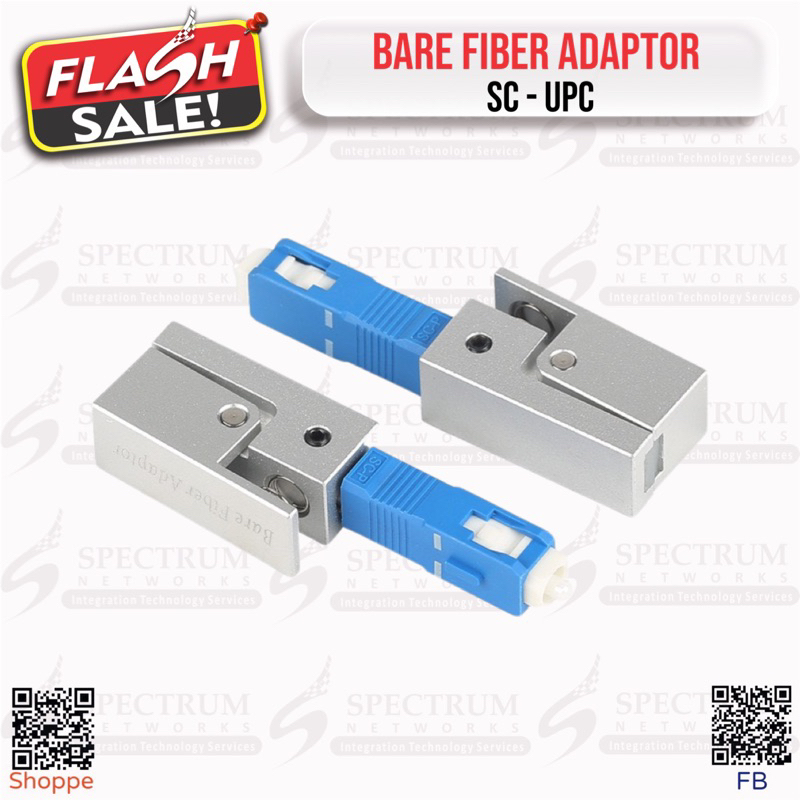 SC UPC BARE FIBER ADAPTOR for OTDR testing bare fiber coupler optical ...