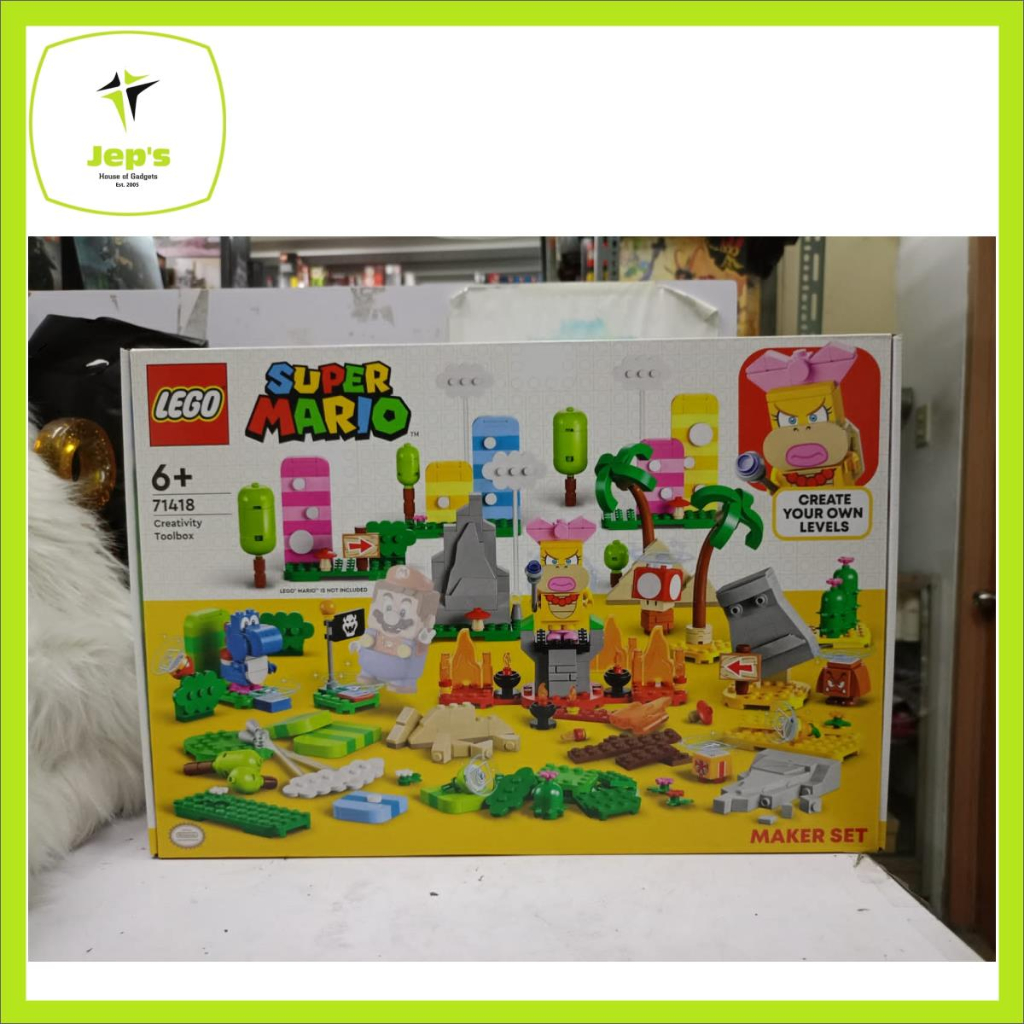 Lego Super Mario 71418 Creativity Toolbox Maker Set (2023) | Shopee ...