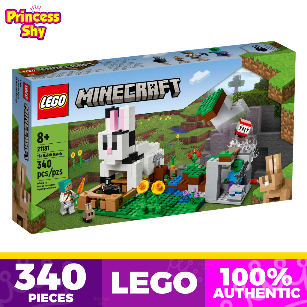 LEGO Minecraft 21181 The Rabbit Ranch | Shopee Philippines