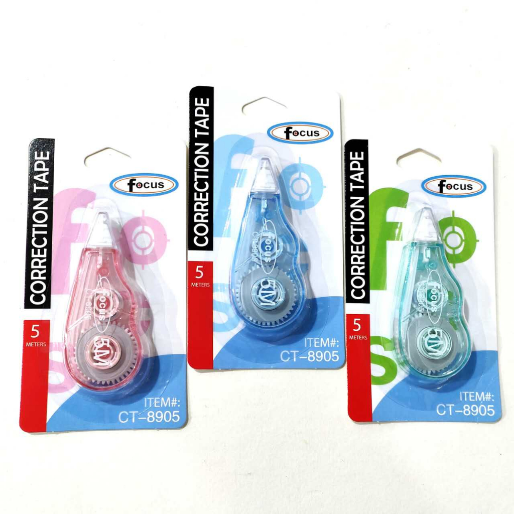 Mini Correction Tape 5 Meter [Focus] | Shopee Philippines