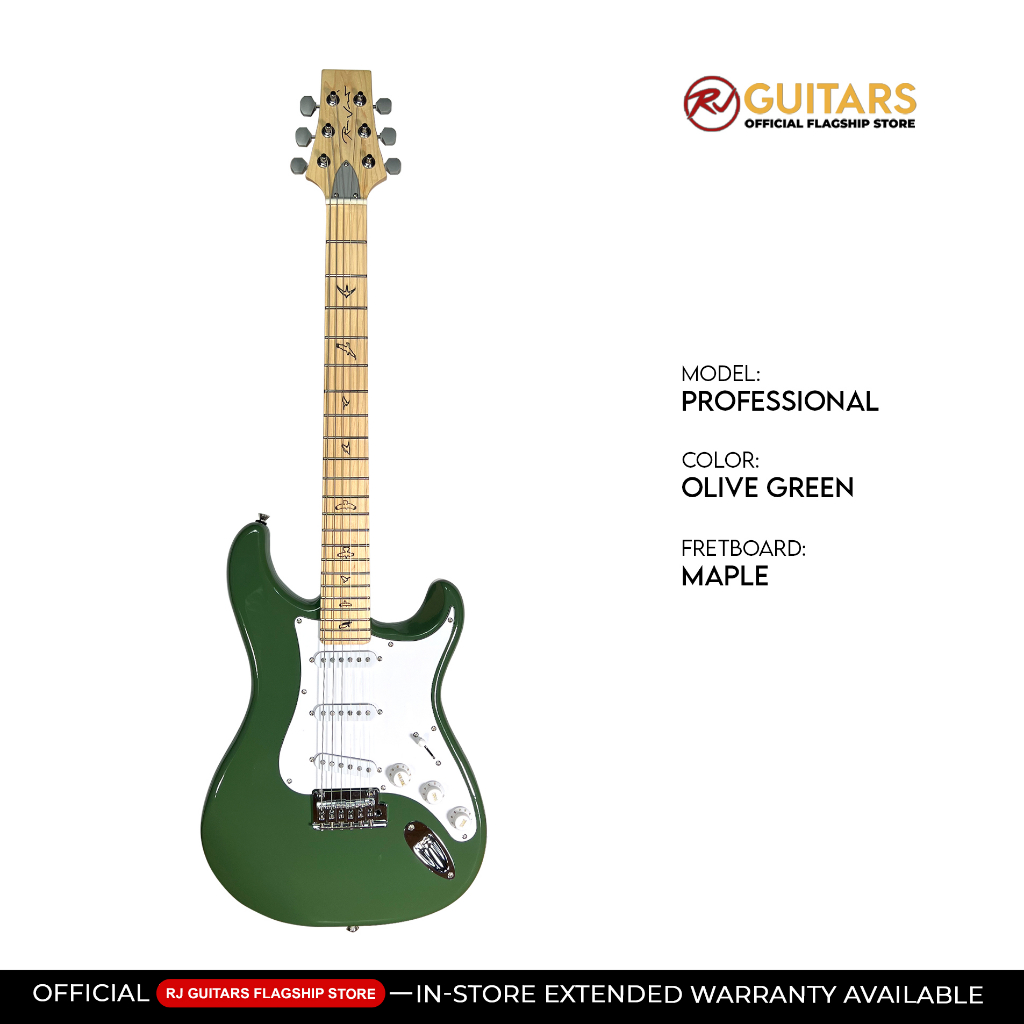 RJ Vibecaster Electric Guitar (Silversky, Stratocaster) | Shopee ...