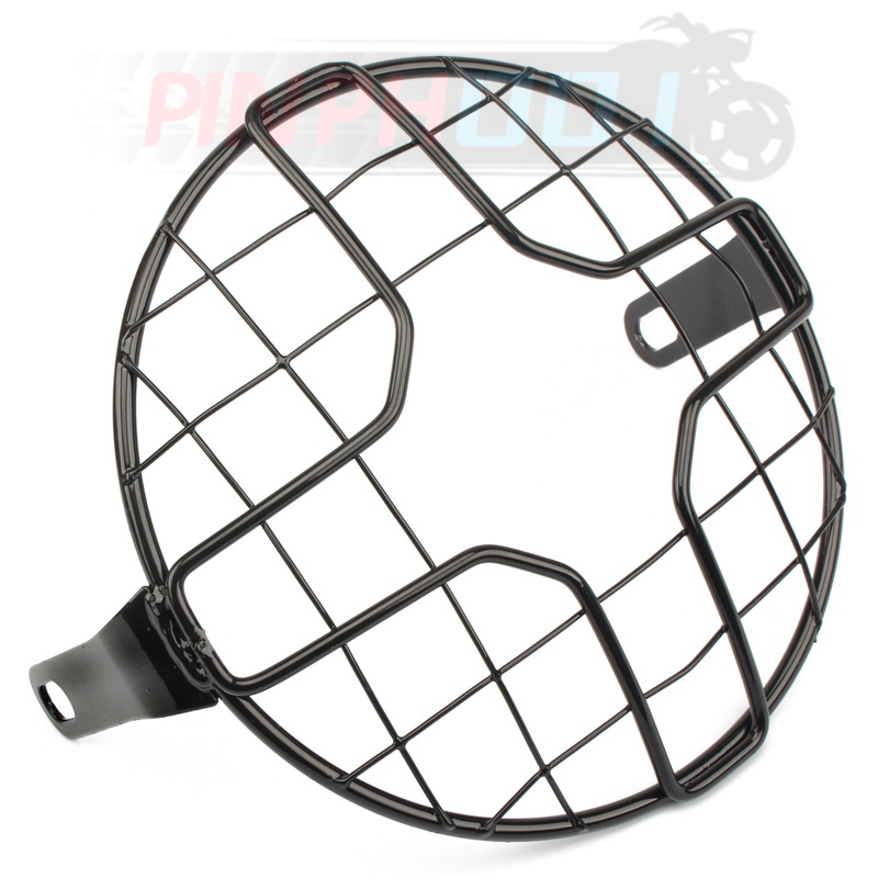 Motorcycle Headlamp Net Cover Cross Grille Headlamp Net Cover Retro ...