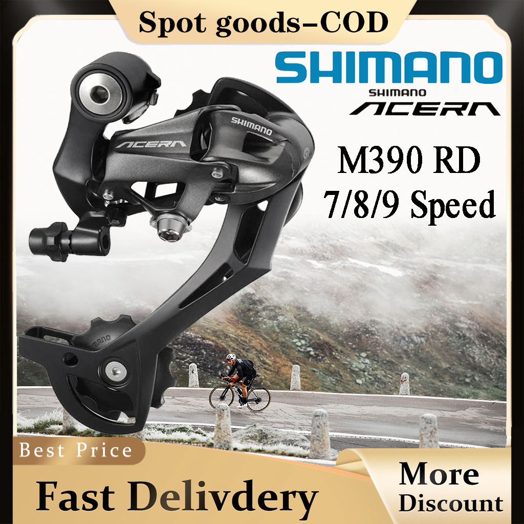 【Ready Stock】Shimano Acera RD M390 7 8 9 speed Rear Derailleur 7/8/9 ...