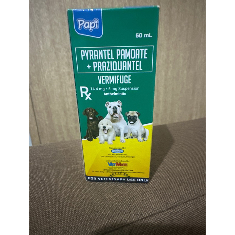 Papi Vermifuge Suspension Dewormer 60ml | Shopee Philippines