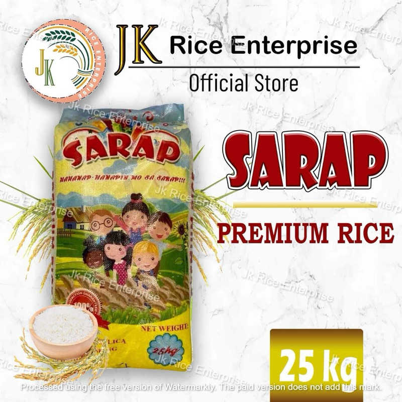SARAP PREMIUM RICE 25KG (PREMIUM QUALITY RICE) | Shopee Philippines