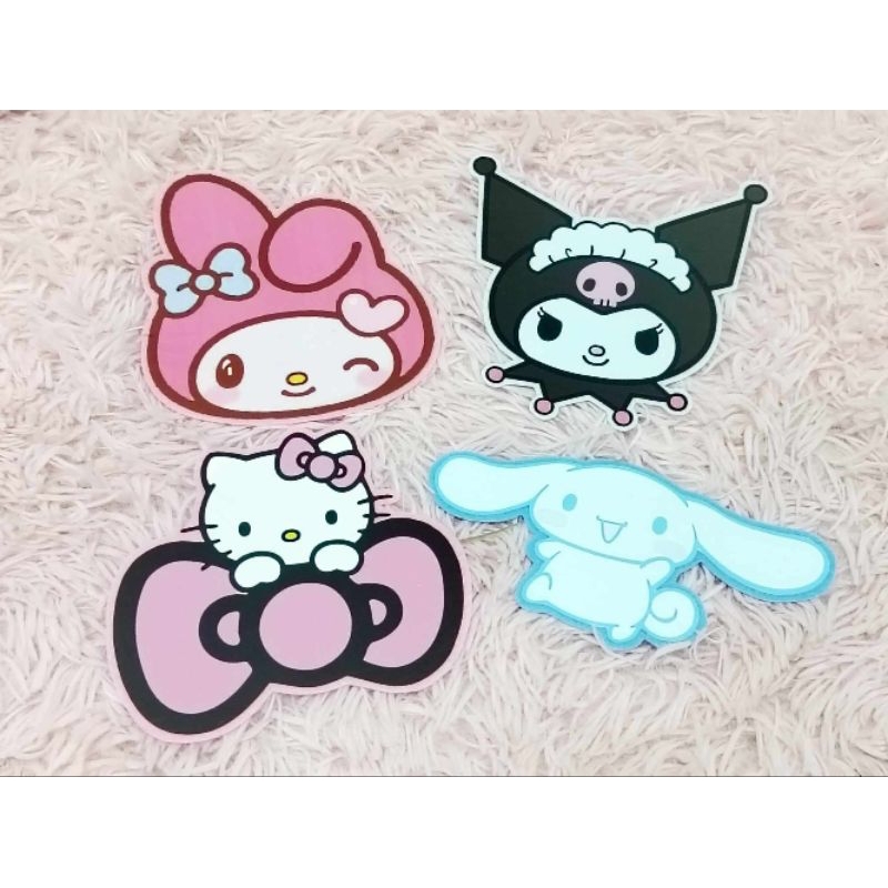 SANRIO hello kitty kuromi cinnamon melody printed on felt applique ...