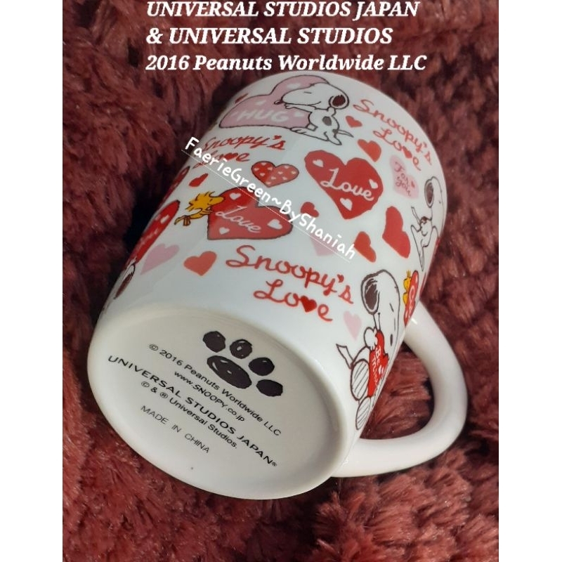 SNOOPY-Universal Studios Japan 2016 Peanuts Worldwide LLC Snoopy's Love ...