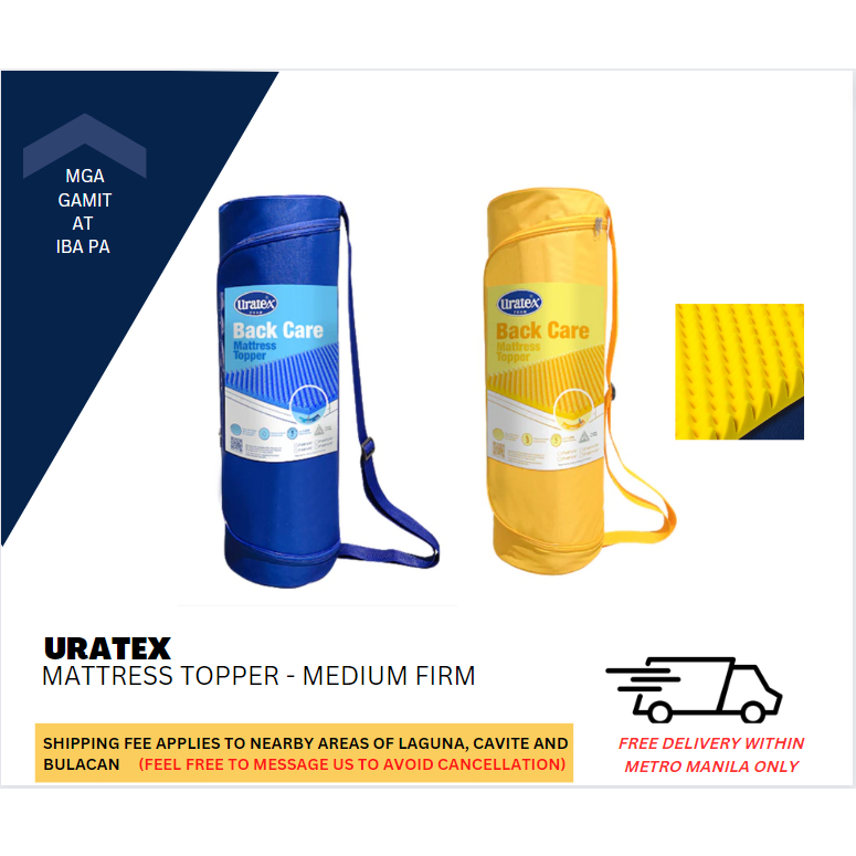URATEX BACK CARE MATTRESS TOPPER | Shopee Philippines