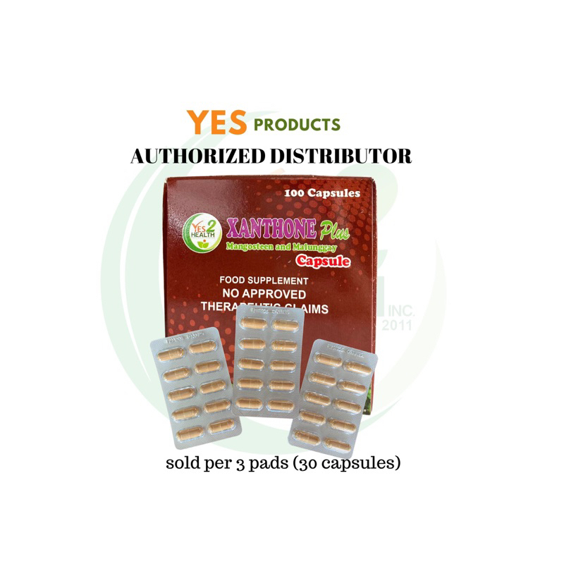 30 Capsules XANTHONE PLUS Herbal Capsule(Mangosteen plus Malunggay ...