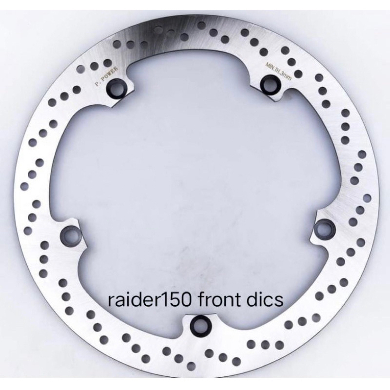 DISC PLATE FRONT & REAR SUZUKI RAIDER 150 BRAND PERFECT POWER | Shopee ...
