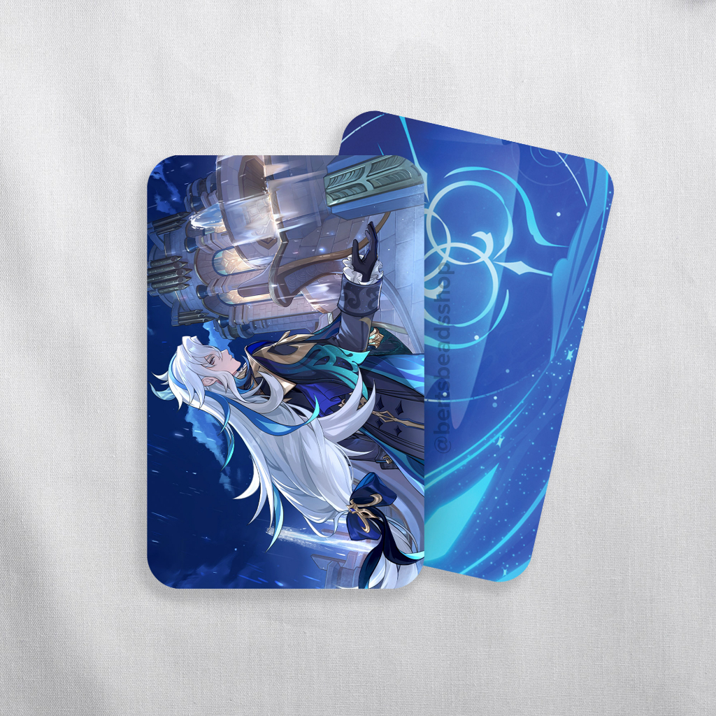 Genshin Impact Photocards - NEUVILLETTE Textured Photocards Front and ...