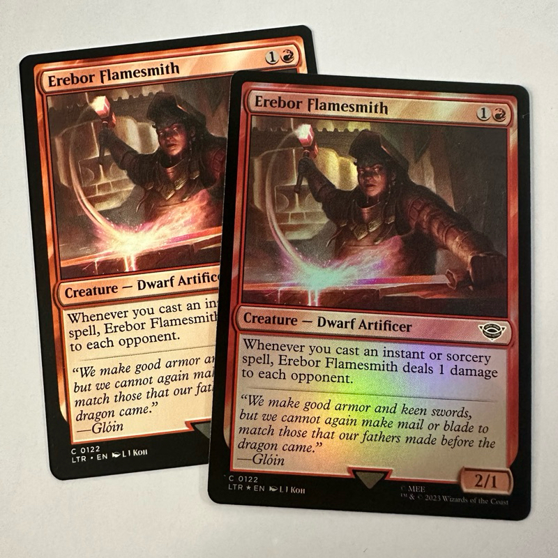 EREBOR FLAMESMITH | LTR THE LORD OF THE RINGS | DWARF ARTIFICER | RED ...