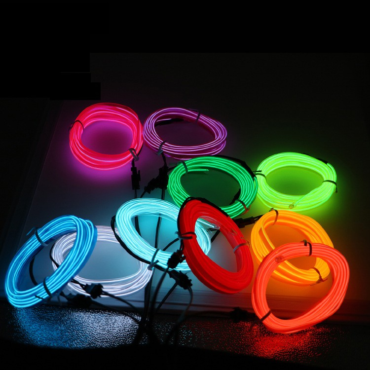 Jiditech 5M LED Neon Light Flexible Light Strip Rope Tube Sewable ...