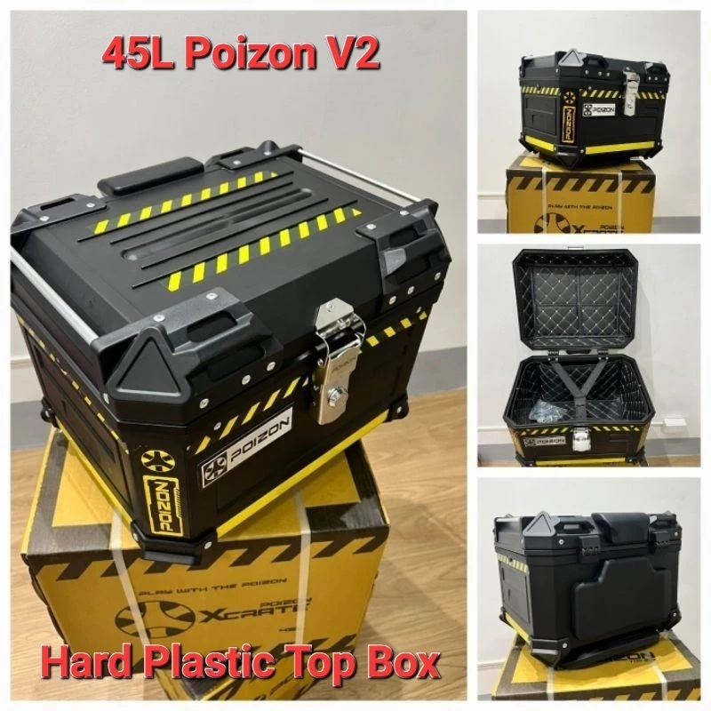 SEC Alloy Top Box 45L Velocity Operation EMPEROR V2 Poizon v2 | Shopee ...