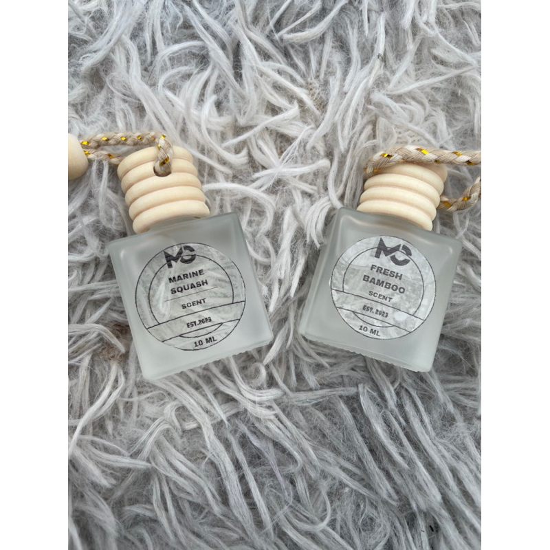 OIL Base Car hanging diffuser scent marine squash & fresh bamboo ...
