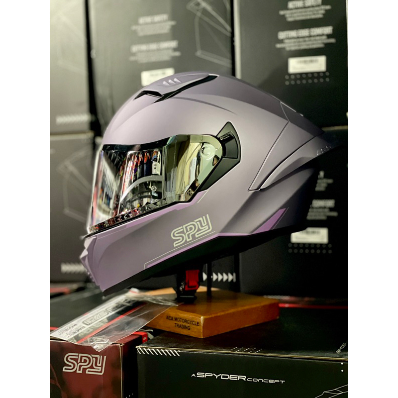 SPYDER STRIKE V2 Full-Face Dual Visor Helmet with (FREE CLEAR VISOR ...