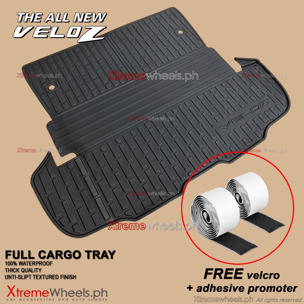 Toyota Veloz 2022-2024 Bendable Full Trunk Cargo Tray Diamond Textured ...
