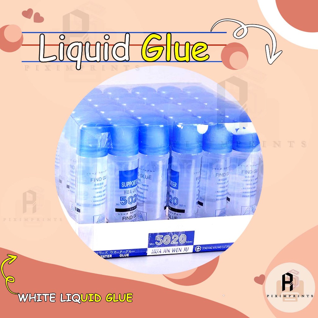 White Liquid Glue for Papers | PiXimprints | Shopee Philippines
