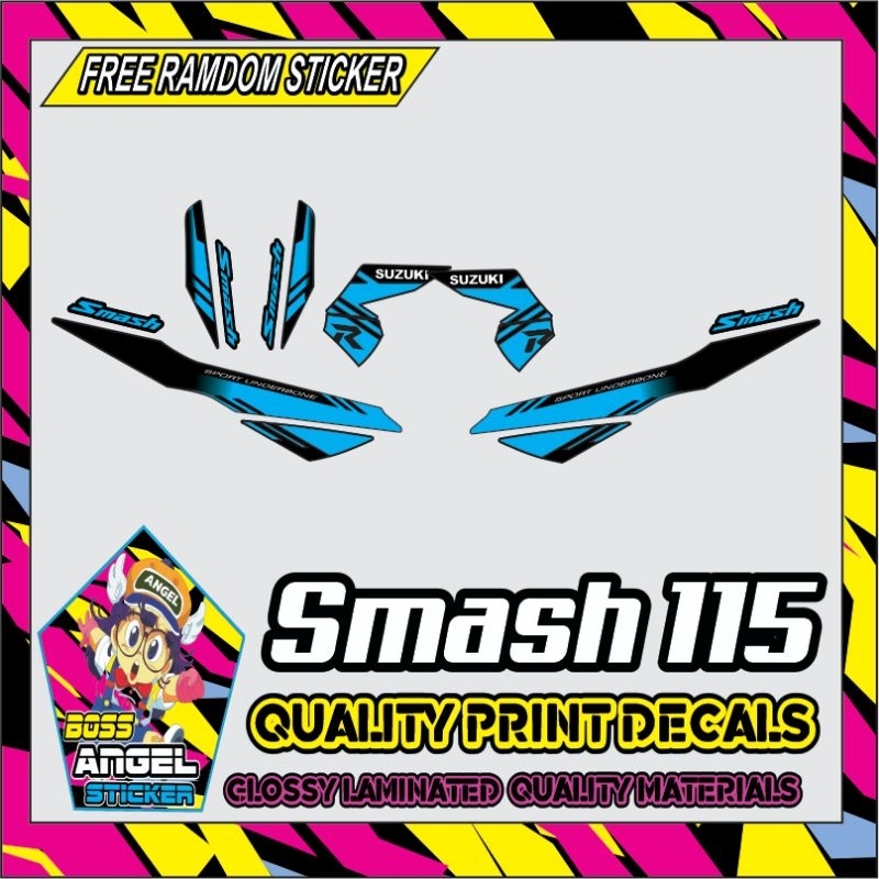 Smash 115 Underbone Stock Decals | Shopee Philippines