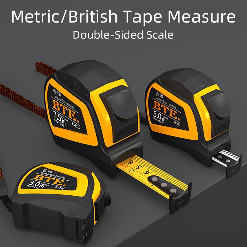 COD 3/5/7/10m Tape Measure Self-Locking Measure Tape Metric British ...