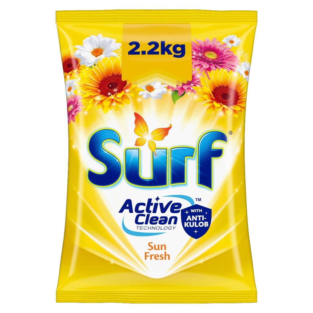 Surf Powder Detergent Sun Fresh 2.2kg Pouch | Shopee Philippines