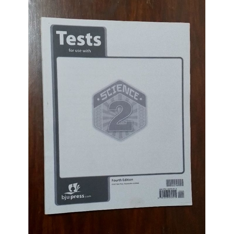 BJU Science and English TEST Booklet Grade 2 (4th Edition) | Shopee ...