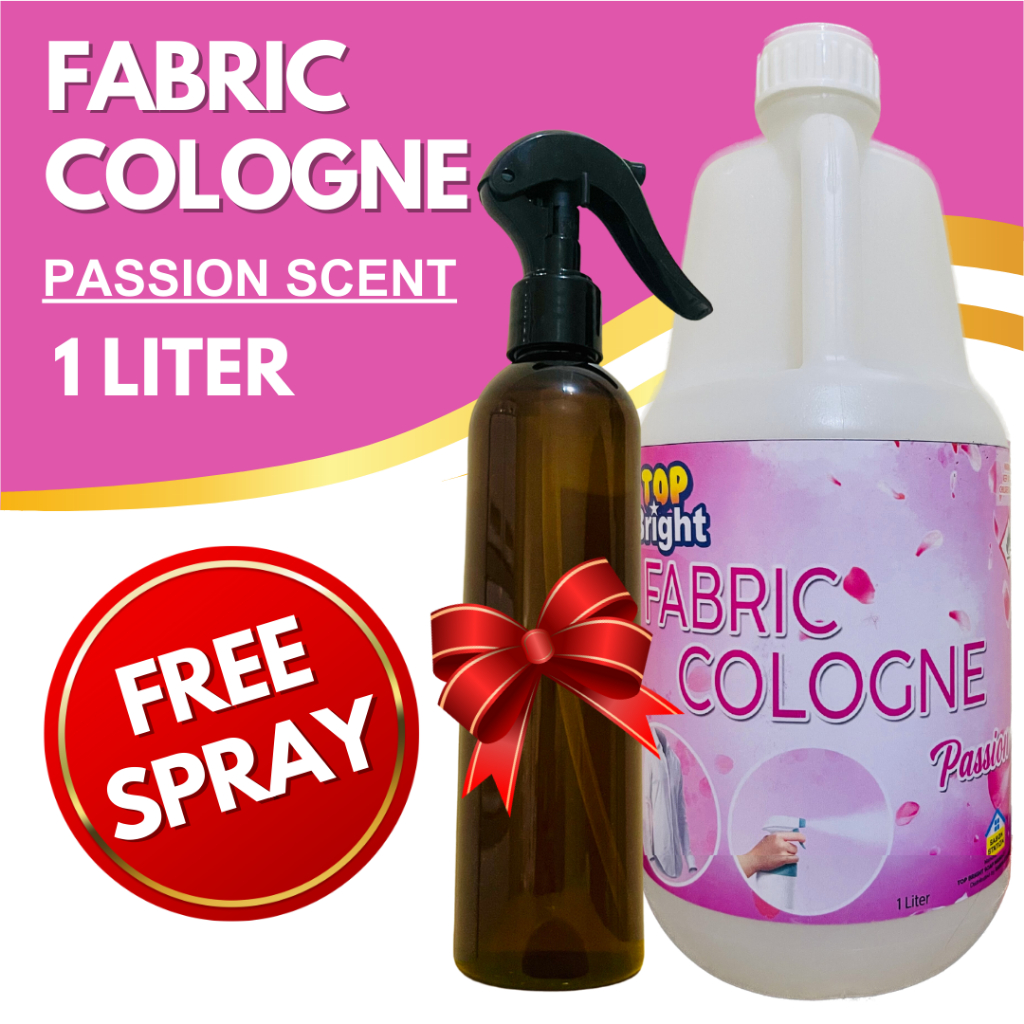 Top Bright Fabric Cologne 1 Liter with Spray Bottle / Lavender Passion ...