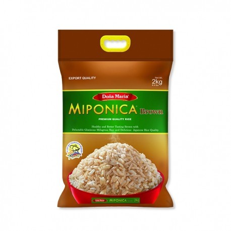 Dona Maria Premium Quality Miponica Brown Rice 2kg | Shopee Philippines