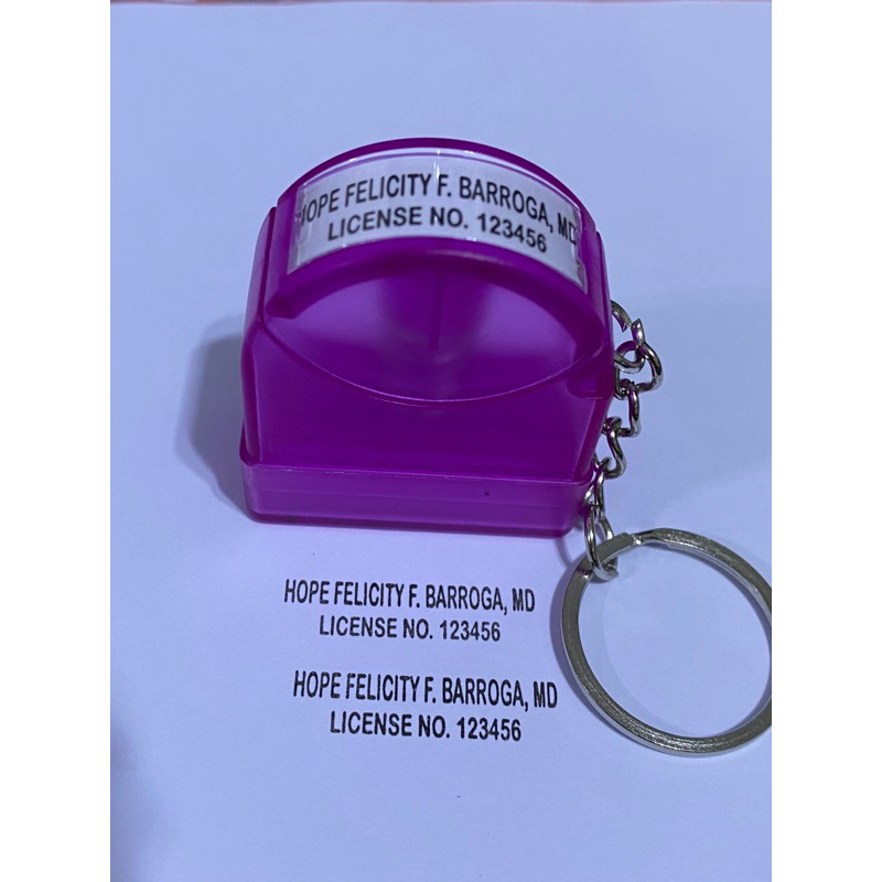 DIGI 10X28MM PERSONALIZED SELF INKING STAMP FREE NAME COD COD | Shopee ...