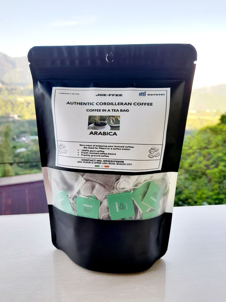 SAGADA ARABICA - ( 18pcs ) Authentic Cordilleran Coffee ( TEA BAG ...