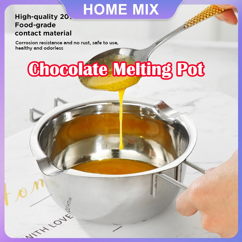 Chocolate Melting Pot Butter Cheese Heating Pot Stainless Milk Food ...