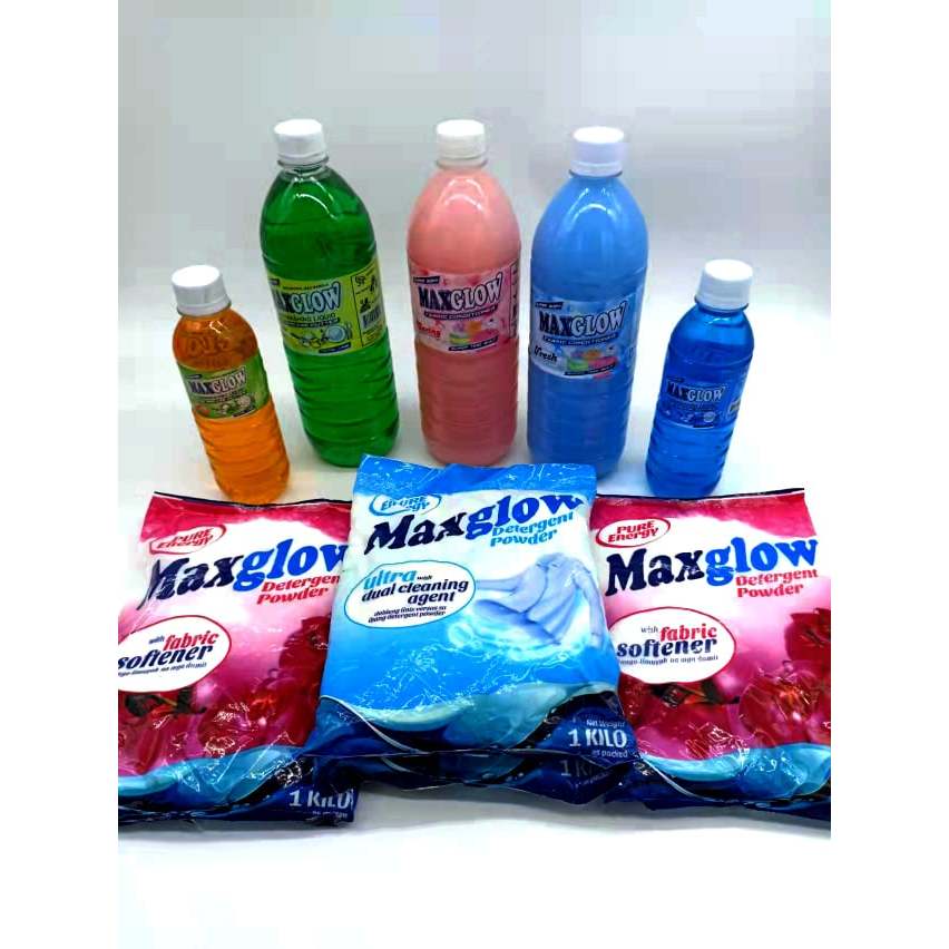 Max Glow 1.5L - 1L liquid detergent & Dishwashing sold per 12piece ...