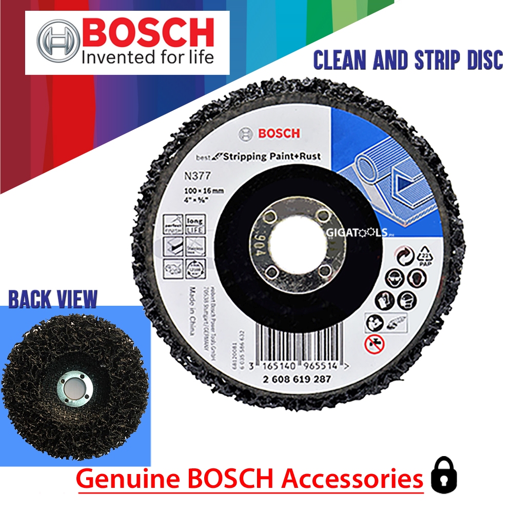 Bosch Clean & Strip Disc Best for Stripping Paint and Rust ( 1pc ...