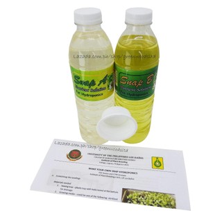 Snap Hydroponics Nutrient Solution 500ml 1 Set _ALS2127 | Shopee ...