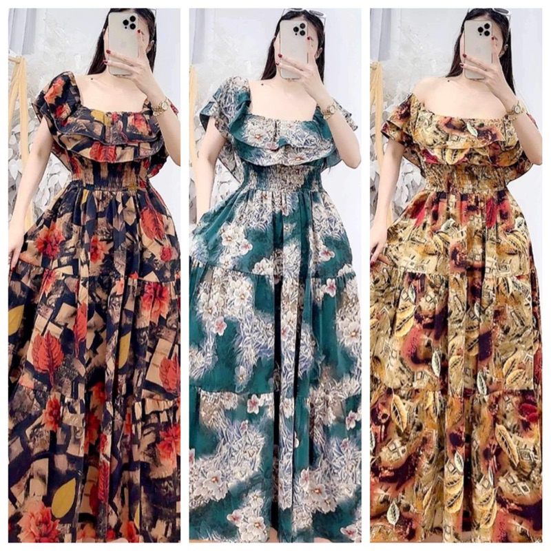 NEW DUAL OPTION PADDED DRESS W/ SLEEVE OR OFF-SHOULDER/RUPPLED FRONT ...