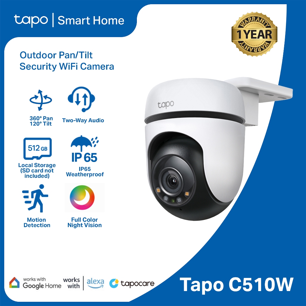 Tapo Official Store | TP-Link | C510W | Wireless | CCTV Camera ...
