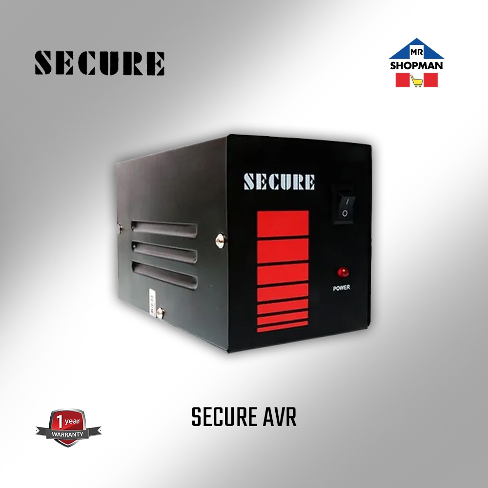 Secure AVR (Rated 230w) 220v Automatic Voltage Regulator with Surge ...