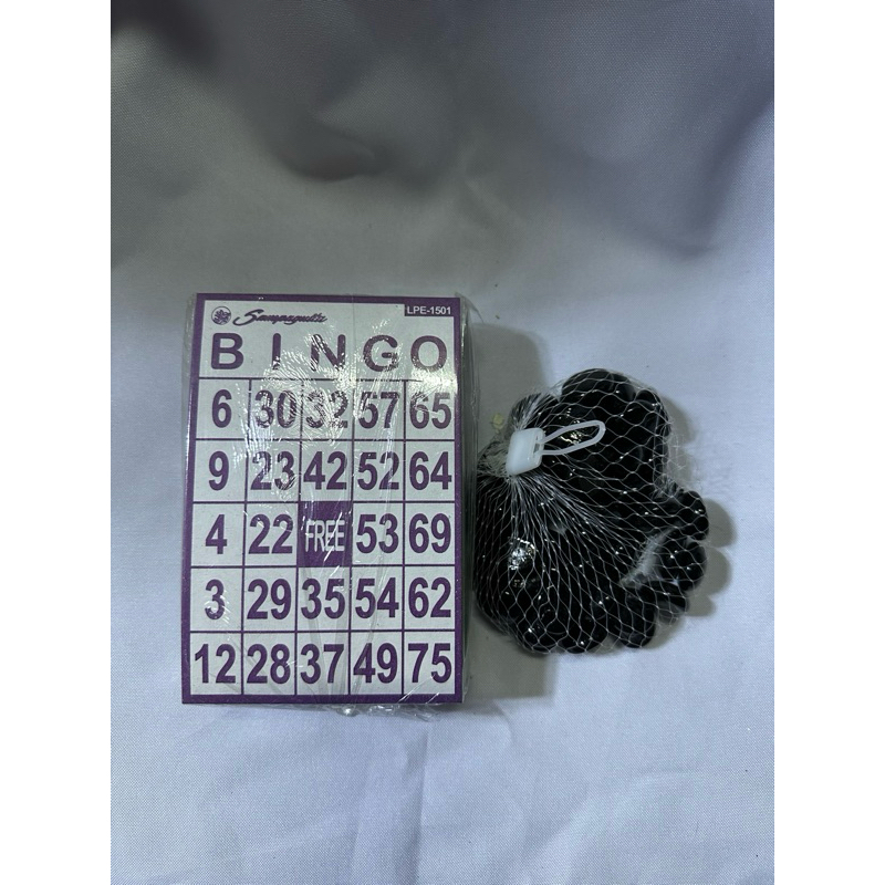 Sampaguita bingo cards with flat panantos | Shopee Philippines
