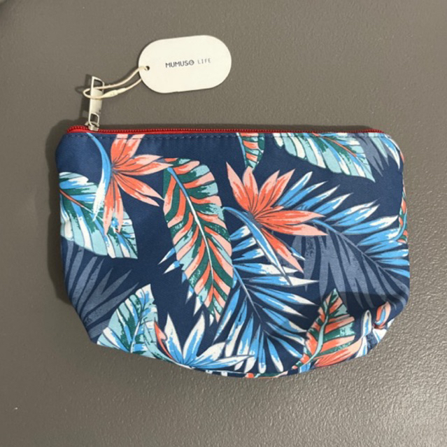 Mumuso Cosmetics Pouch with Tropical Print | Shopee Philippines