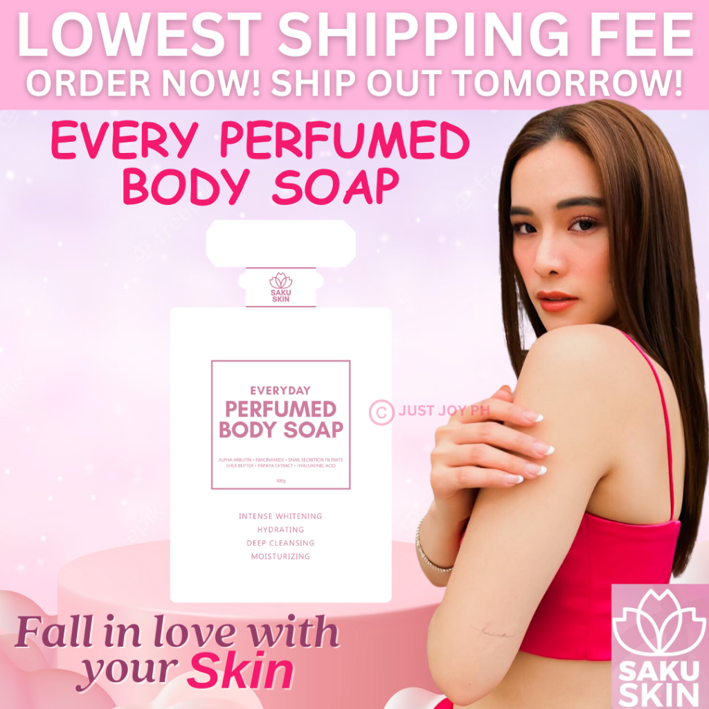 Saku Skin Perfumed Body Soap 100g by Loisa Andalio Moisturizing Bar ...
