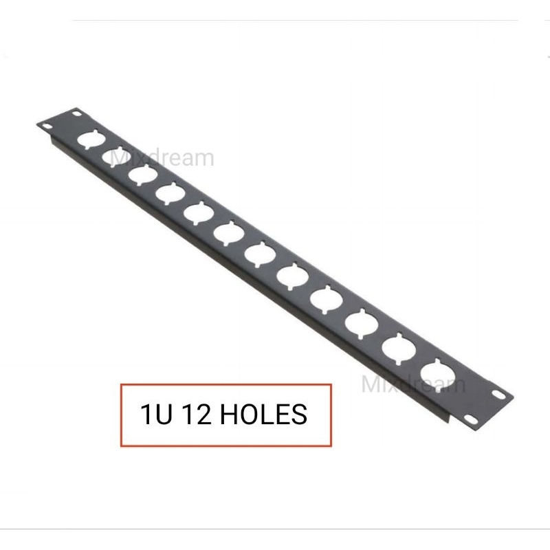 Punched Rack Panel 1U 2U 3U for DIY assembling | Shopee Philippines