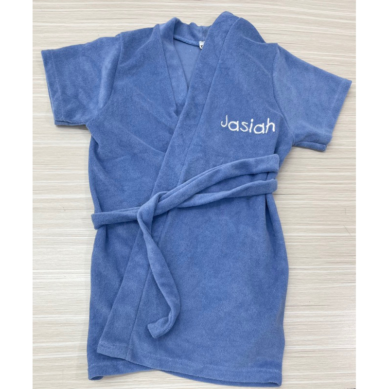 Personalized Bath Robe for Kids (0mos-2yo) FREE NAME | Shopee Philippines