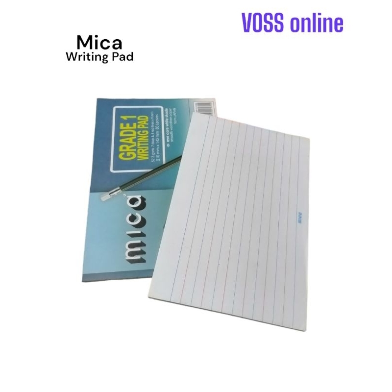 [2 PADS] Mica Writing Pad Grade 1-4, 10 pads/ream | Shopee Philippines