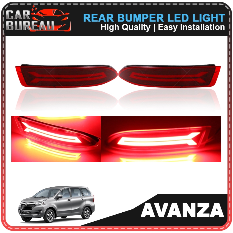 Toyota Avanza 2016 - 2019 Rear Bumper Reflector Light / RBL | Shopee ...